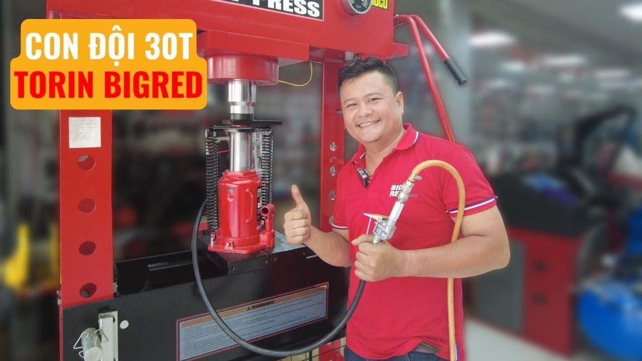 Đánh giá Con Đội Thủy Lực 30T TORIN BIGRED - YouTube