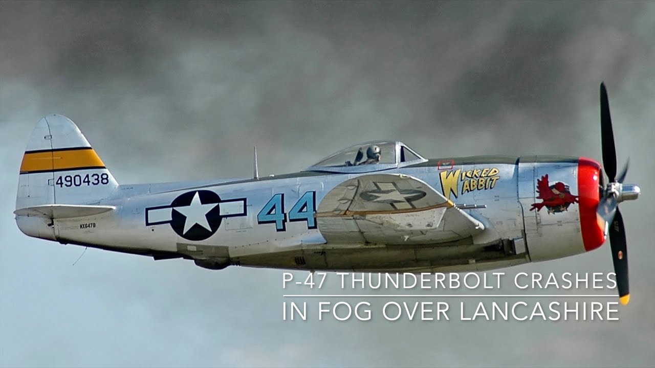 American P-47 Thunderbolt Crashes On Pendle Hill U.K - YouTube