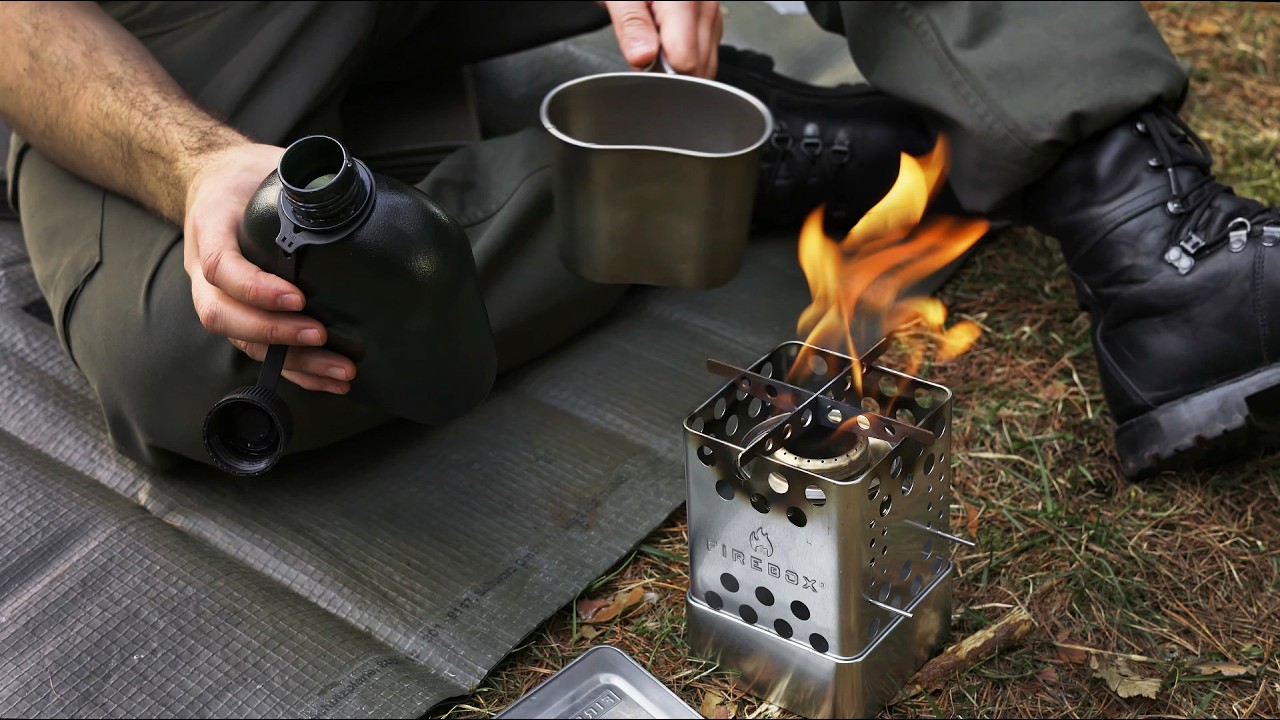 Solo Camping with Firebox Scout | Pathfinder alcohol stove | Savotta ...