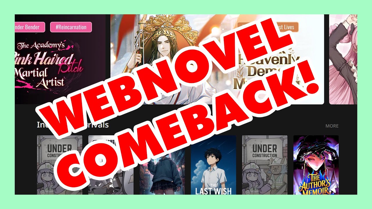 WEBNOVELS UP?!?! Webcomics Hubcast S4 Ep. 24 - YouTube