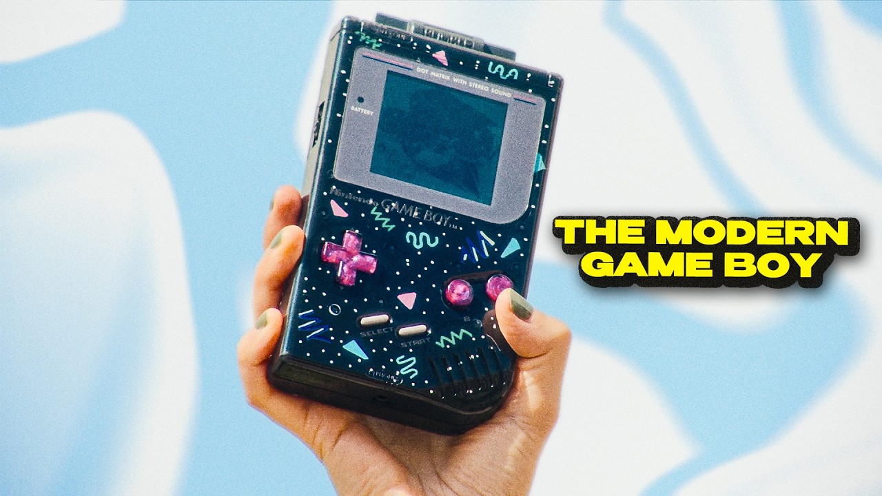 Building a modern GAME BOY - Handpainted Shell, IPS Display, Custom ...