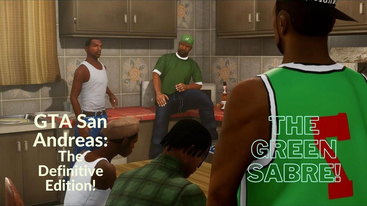 GTA San Andreas, The Definitive Edition - The Green Sabre! - YouTube