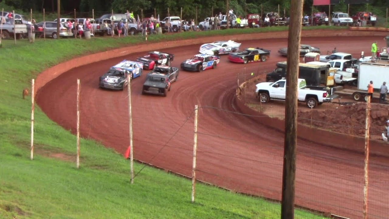 Winder Barrow Speedway Modified Street Feature Race 8/5/17 - YouTube