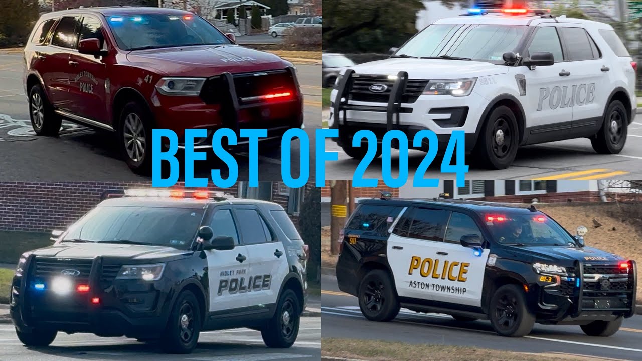 Police Cars Responding Compilation Best of 2024 - YouTube