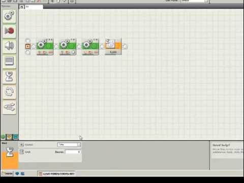 NXT Software 2.0 de LEGO Tutorial Basico - YouTube
