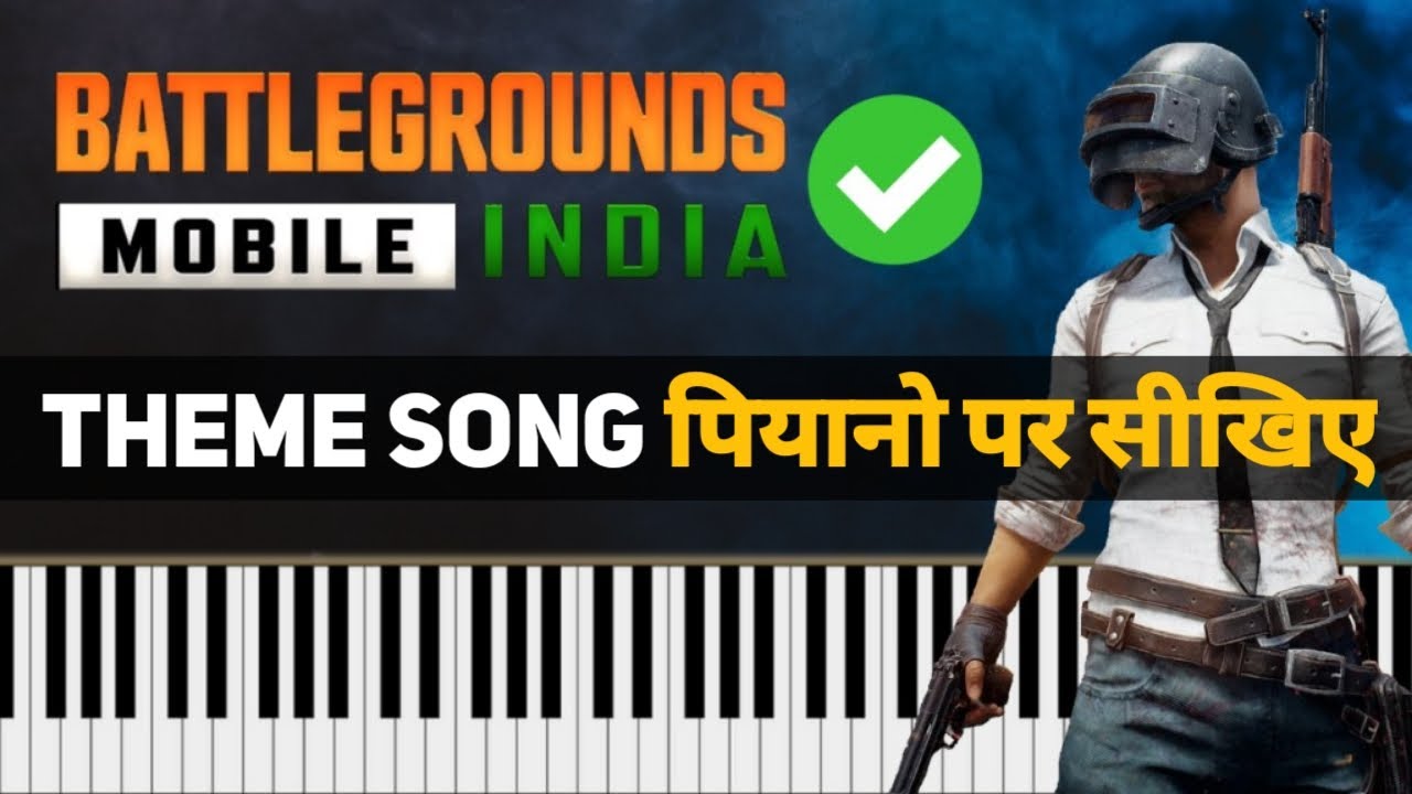 BGMI (Battlegrounds Mobile India) Theme Song - Easy Piano Tutorial ...
