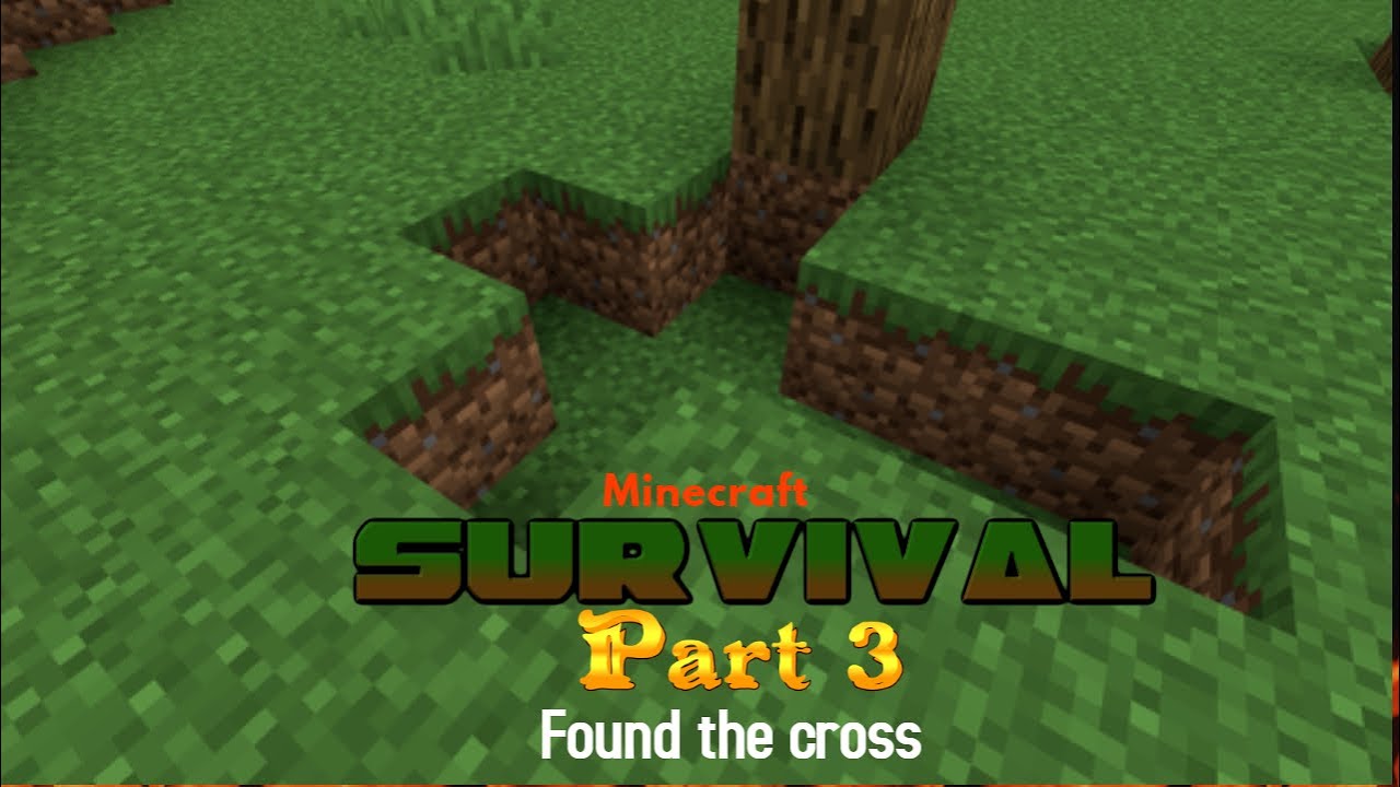 Found the CROSS! | Minecraft Survival (part 3) - YouTube