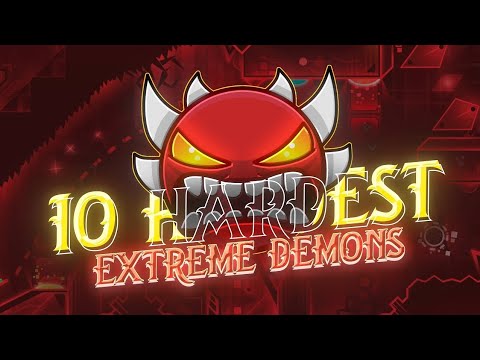 TOP 10 HARDEST EXTREME DEMON - YouTube