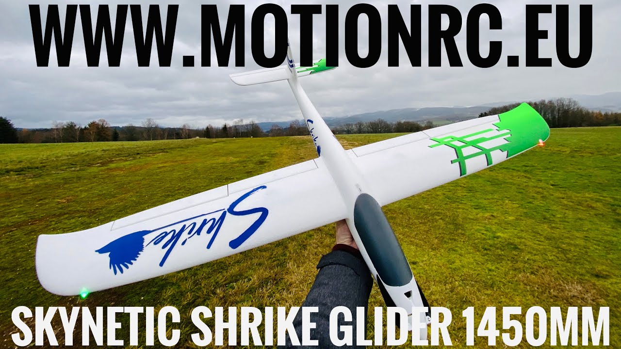 Skynetic Shrike Glider 1450mm PNP REVIEW+SETTINGS - www.motionrc.eu ...