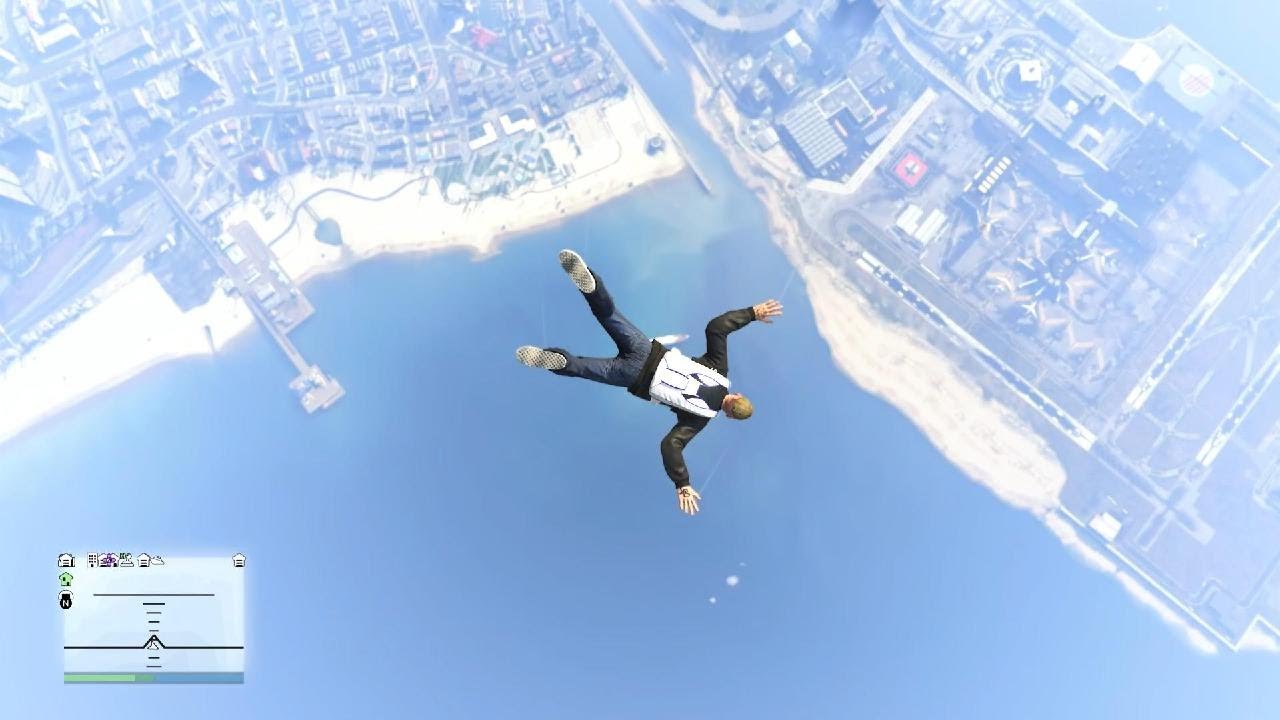 GTA online Von ganz oben gesprungen Teil 2. - YouTube