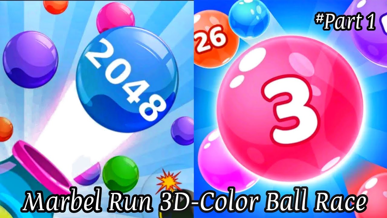 Marble Run 3D-Color Ball Race Walkthrough Gameplay Level 1-6 - YouTube