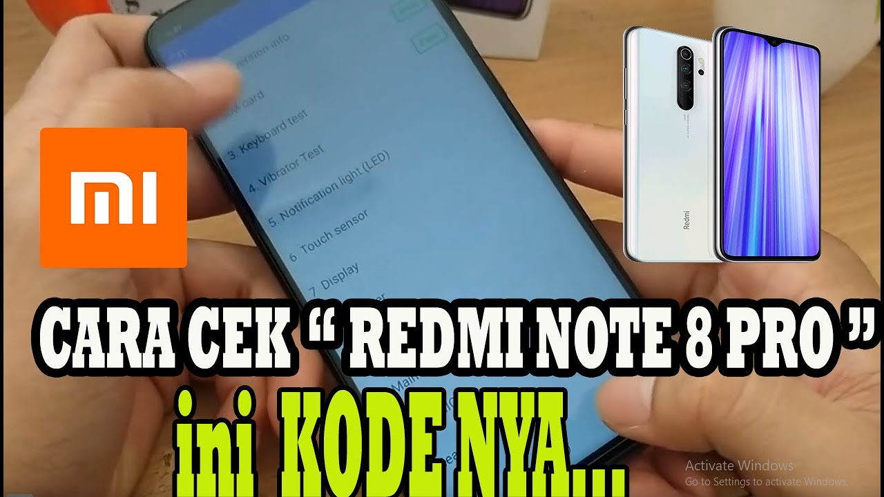 CARA CEK HP XIAOMI REDMI NOTE 8 PRO | HP SEKEN GSM - YouTube