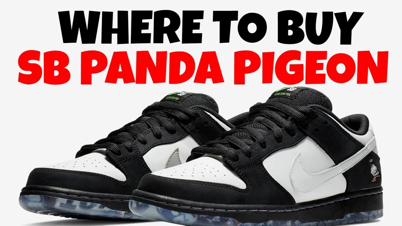 WHERE TO BUY NIKE SB DUNK LOW PANDA PIGEON | HOW TO COP NIKE PANDA ...