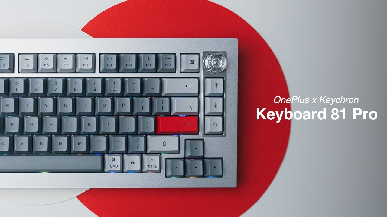 Keyboard81 Pro by OnePlus x Keychron - YouTube