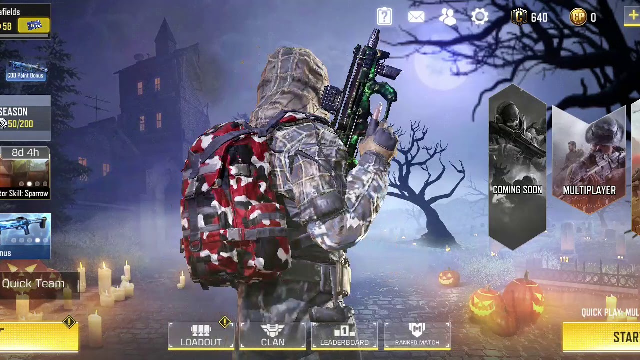 My Call Of Duty Dashboard 👻 & Loadout - YouTube