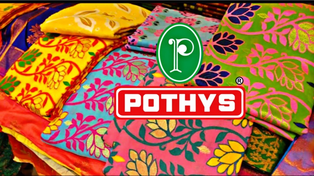 POTHYS Summer Sema Collections Cotton special BROCADE sarees Jute Silk ...