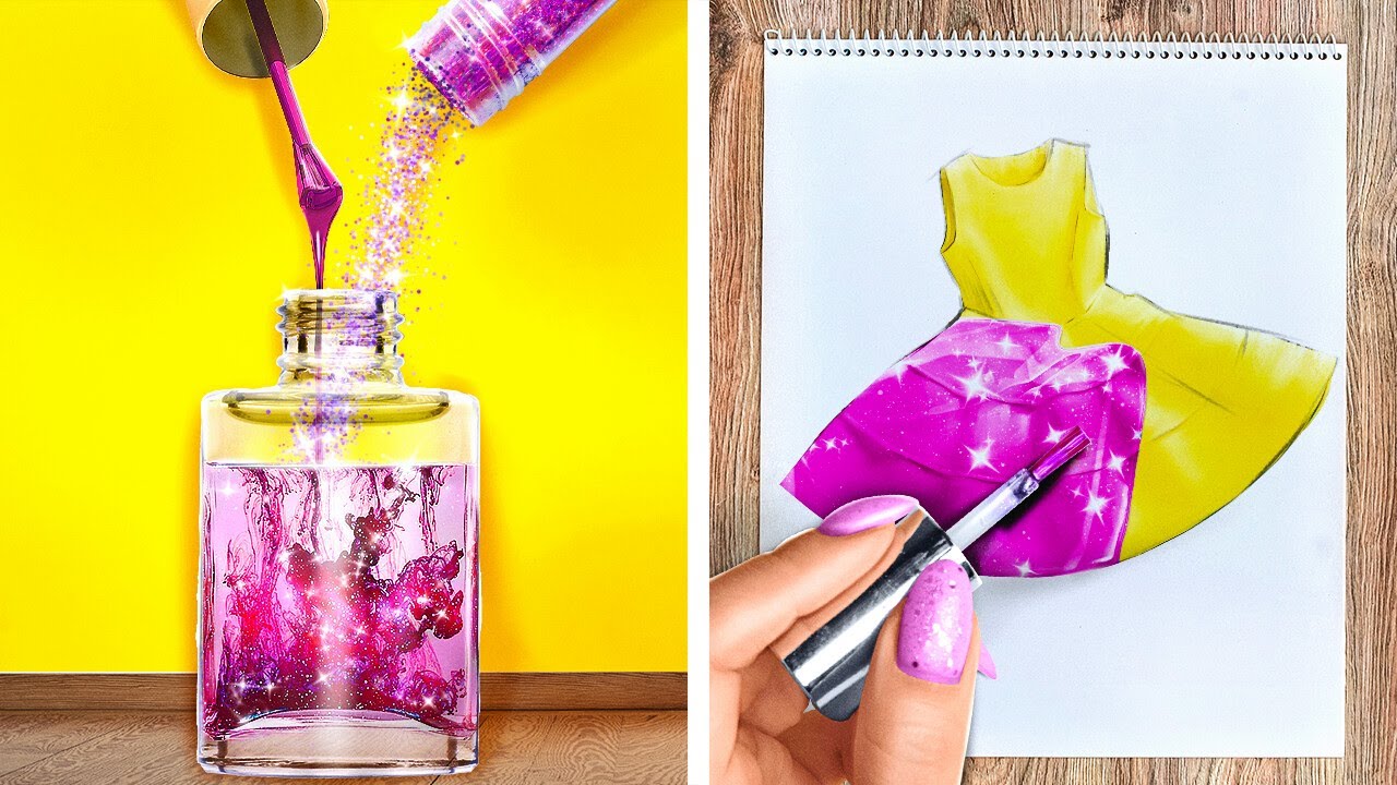 QUICK & CLEVER ART TRICKS || Awesome drawing hacks and Cool Challenges ...