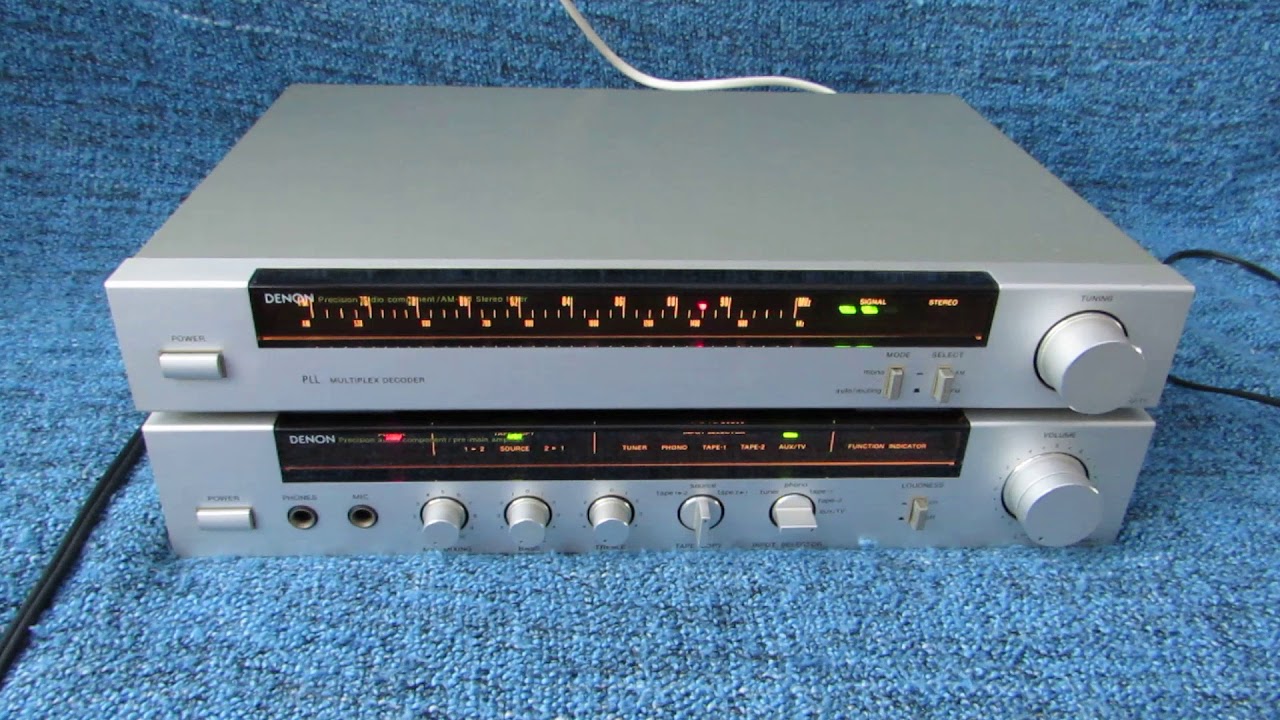Тюнер Denon TU 11 + Усилитель Denon PMA 11 Видео 3 AUX - YouTube