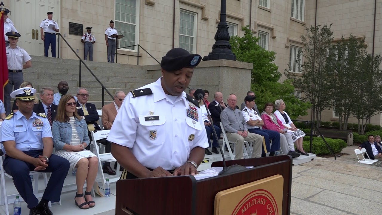GMC Memorial Day Parade Brigadier General Reginald Neal - YouTube