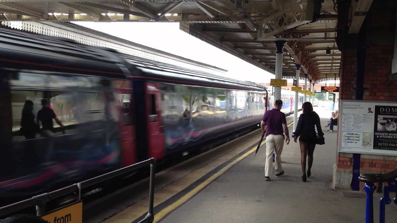 Train Passing Platform - YouTube