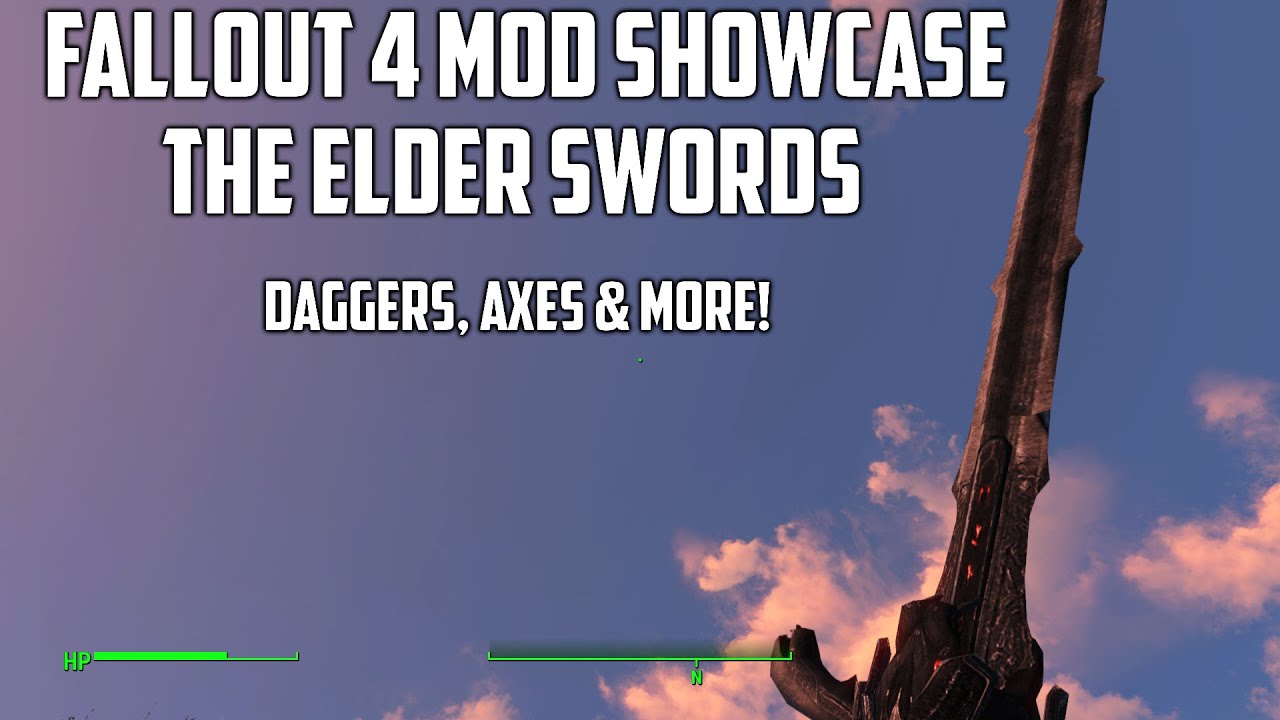 Fallout 4 Mod Showcase The Elder Swords Daggers, Axes & More! - YouTube