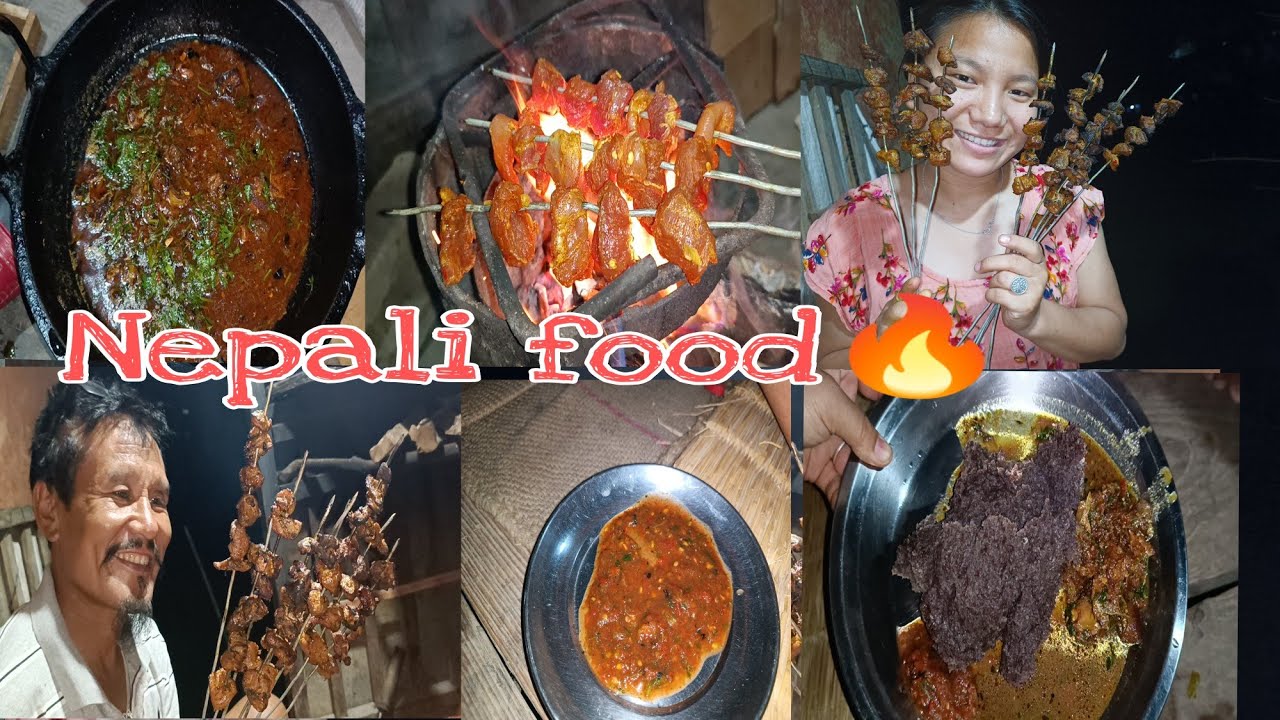Nepali Food Kodo ko Dhido 🤗 Saath ma poleko khasi ko masu vlog🥰 Organic ...