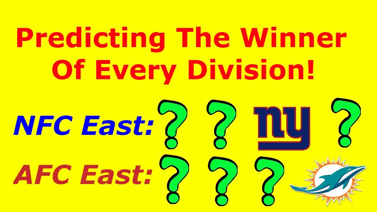 Predicting Every Division Winner - YouTube