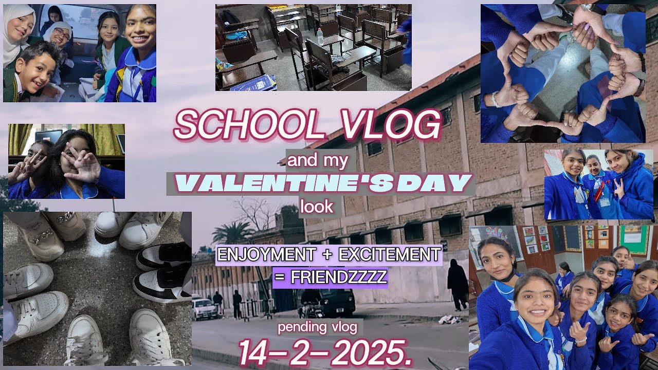 14 Feb vlog | My day at SCHOOL | fun with FRIENDS | @Realistic_vlogger ...