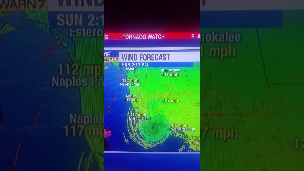 Landfall Marco Island - Hurricane Irma - YouTube