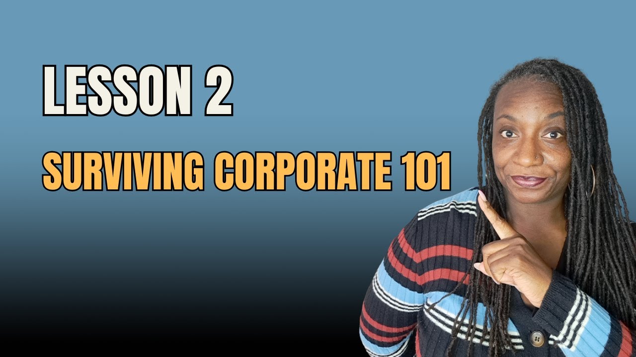 How to survive your corporate job by Covering your back - YouTube