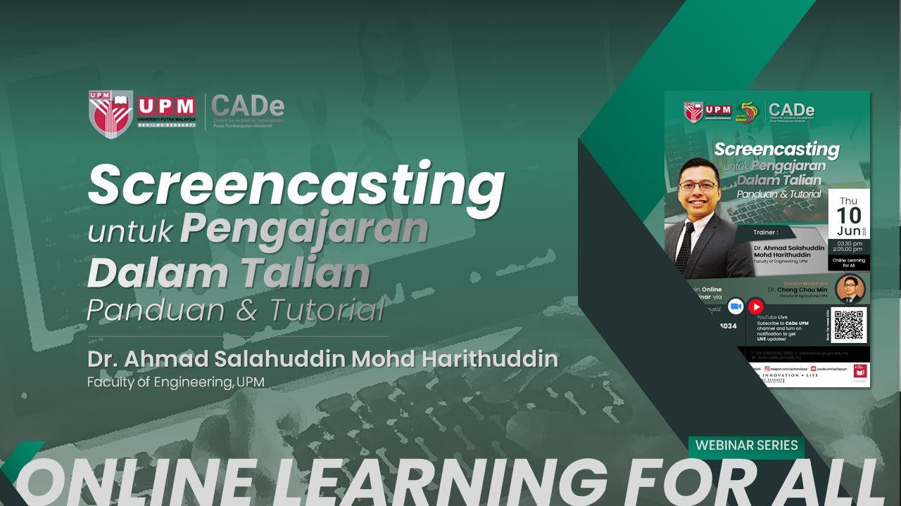 CADe's Online CPD / Screencasting untuk Pengajaran Dalam Talian ...