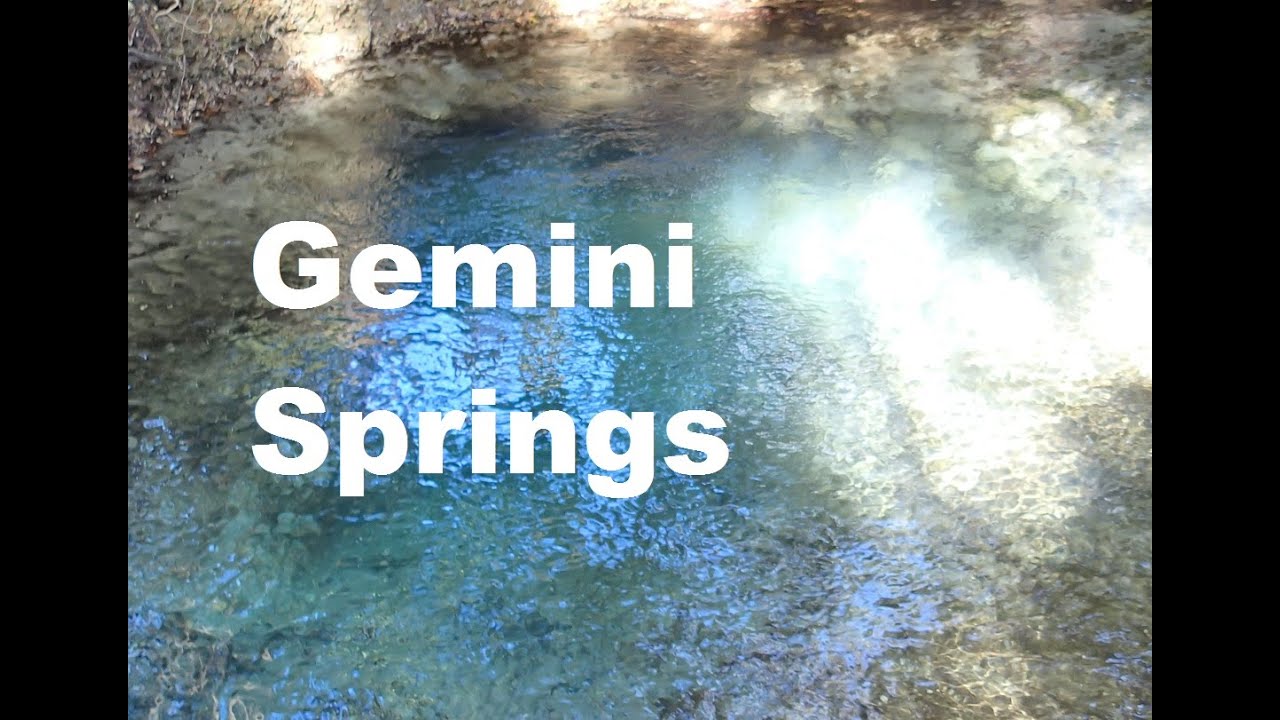 Gemini Springs, Debary Florida - YouTube