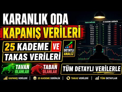 KARANLİK ODA VE KAPANIŞ VERİLERİ | 25 KADEME VE TAKAS TAVAN TABAN OLANLAR|  TÜM DETAYLI VERİLERLE 