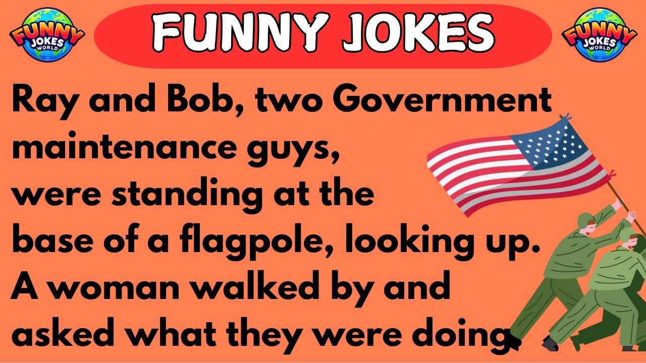 FUNNY JOKES | Government Workers’ Hilarious Flagpole Fail! 🤦‍♂️😂 - YouTube