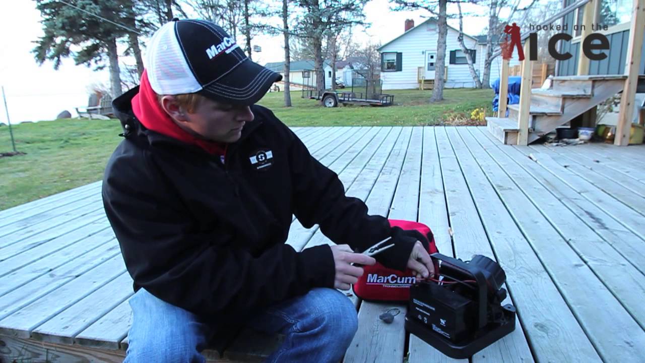 MarCum Battery Tip - YouTube