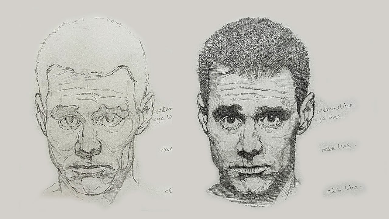 How to SKETCH PORTRAIT | PORTRAIT Sketching Method | How I Practice ...