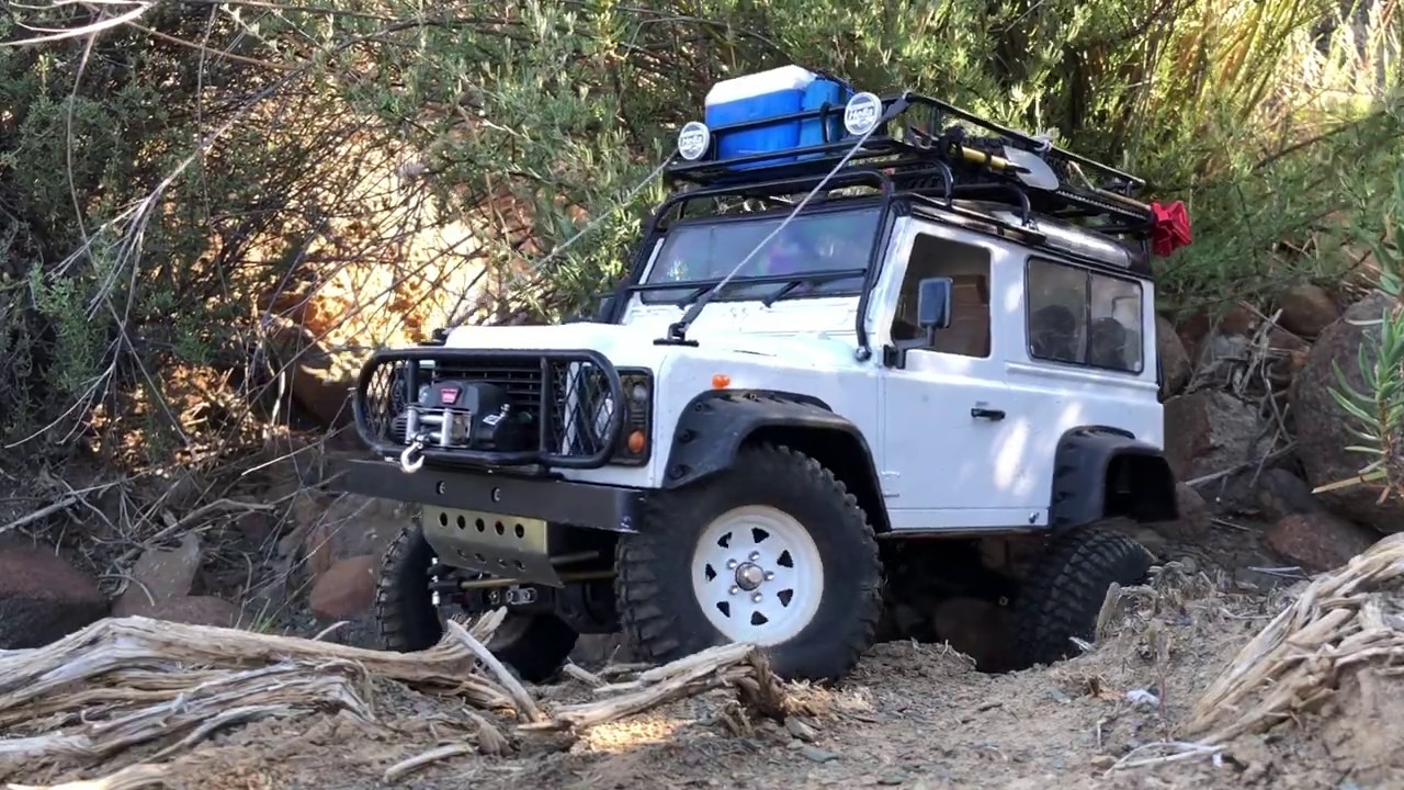 1/10 Scale Overland Land Rover Defender D90 RC Crawler Trailing ...