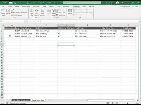 Build a Useful App using Excel Macros and Data Validation (Video 4) - YouTube