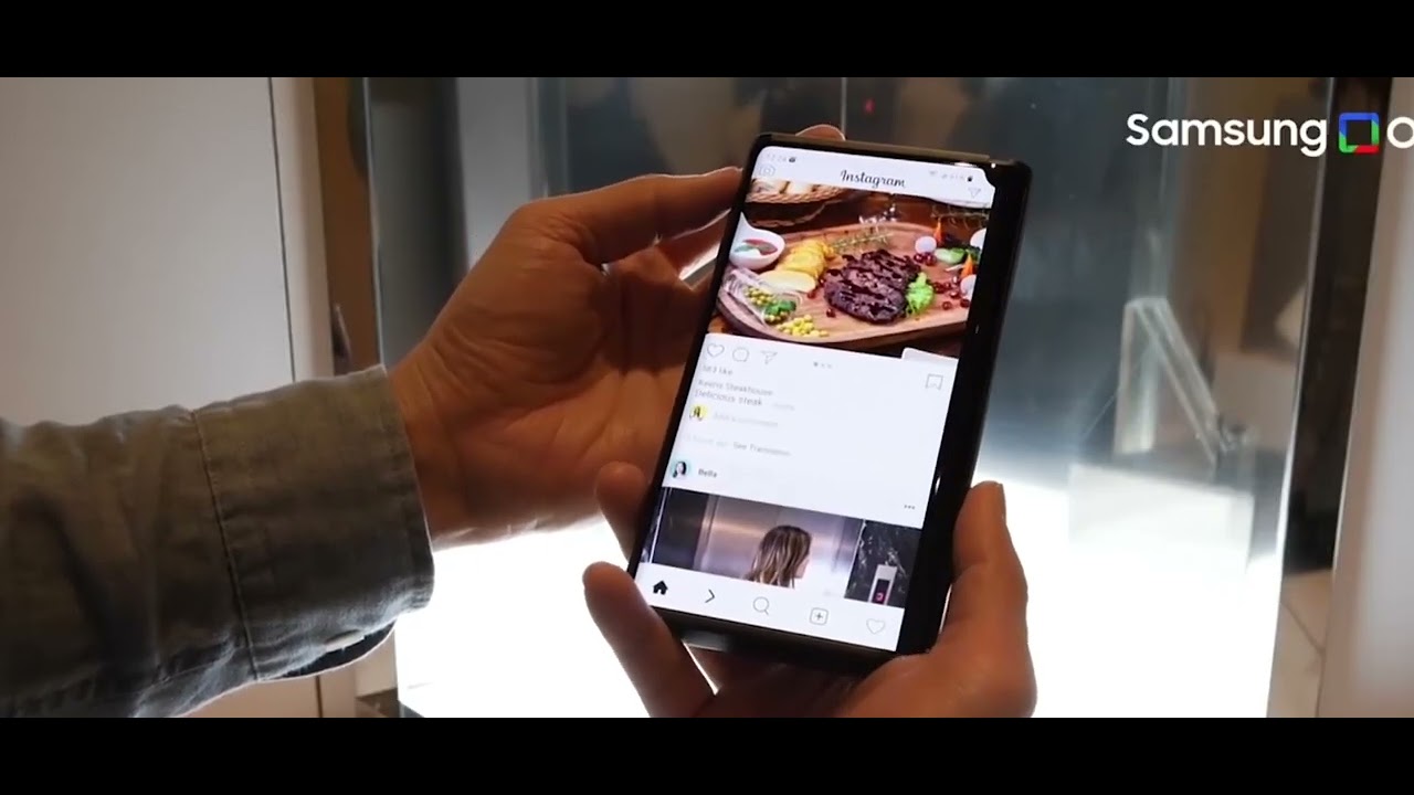 Samsung's First "Slide-Out" Display Smartphone - YouTube