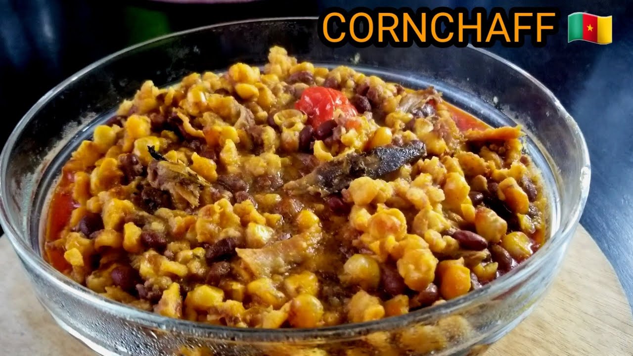 HOW TO COOK CORN CHAFF|| CAMEROONIAN FOOD|| KONTCHAP RECETTE. - YouTube