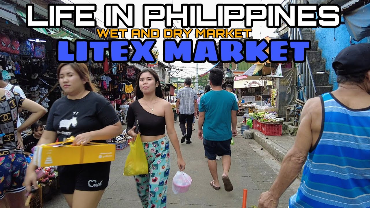 Litex Market | Quezon City | Wet and Dry Market | PH🇵🇭 | walk tour[4k ...