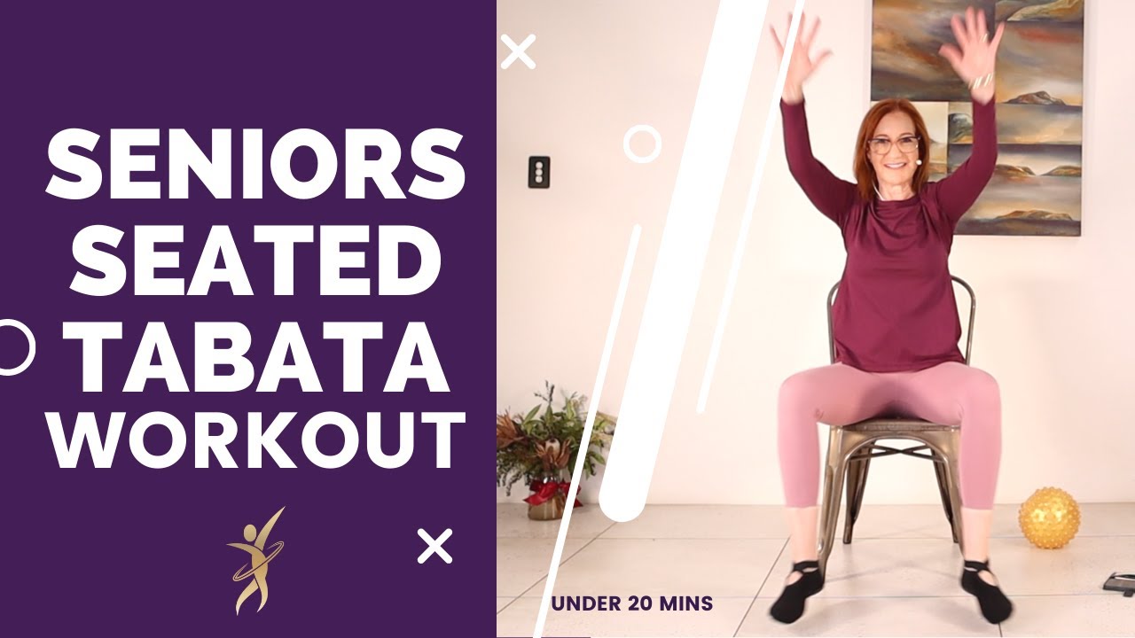Seniors Seated Tabata Workout - YouTube
