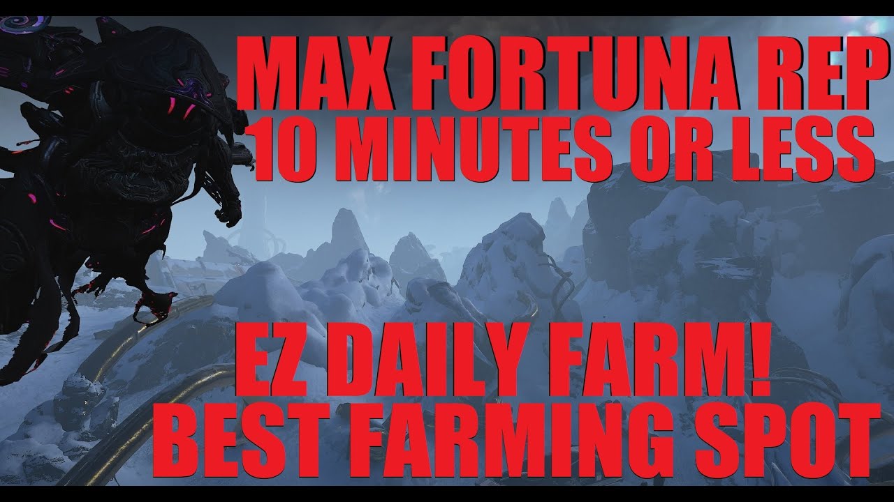 [WARFRAME] MAX FORTUNA DAILY IN UNDER 10 MINUTES! Animal Conservation ...