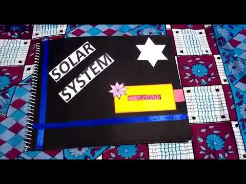 Solar system scrapbook - YouTube