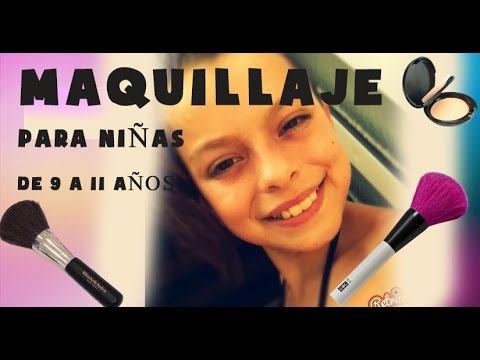 Maquillaje para niñas de 9 a 11 años