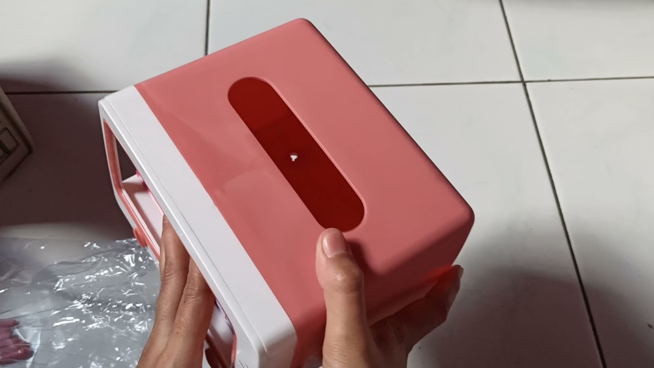 Viral tissue box unboxing || unboxing tempat tissu viral - YouTube