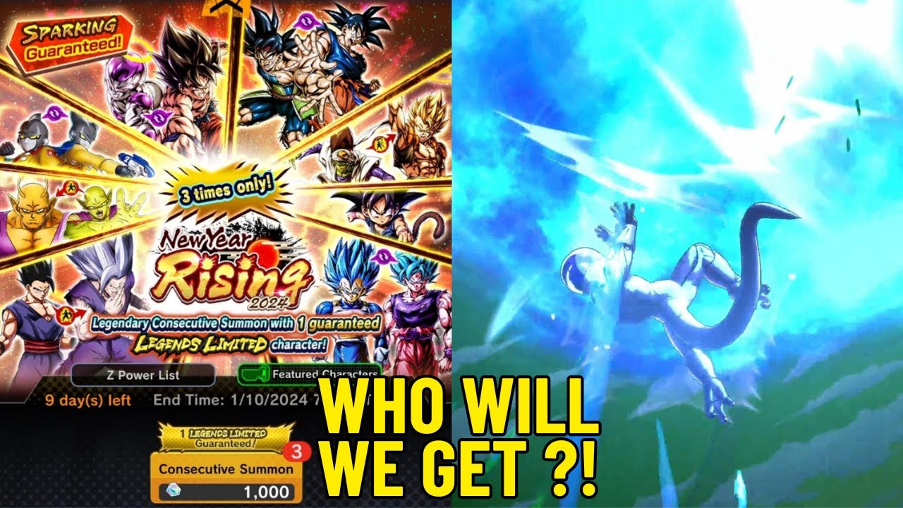 NEW YEAR RISING 2024 SUMMONS! DRAGON BALL LEGENDS 2024 SUMMONS - YouTube