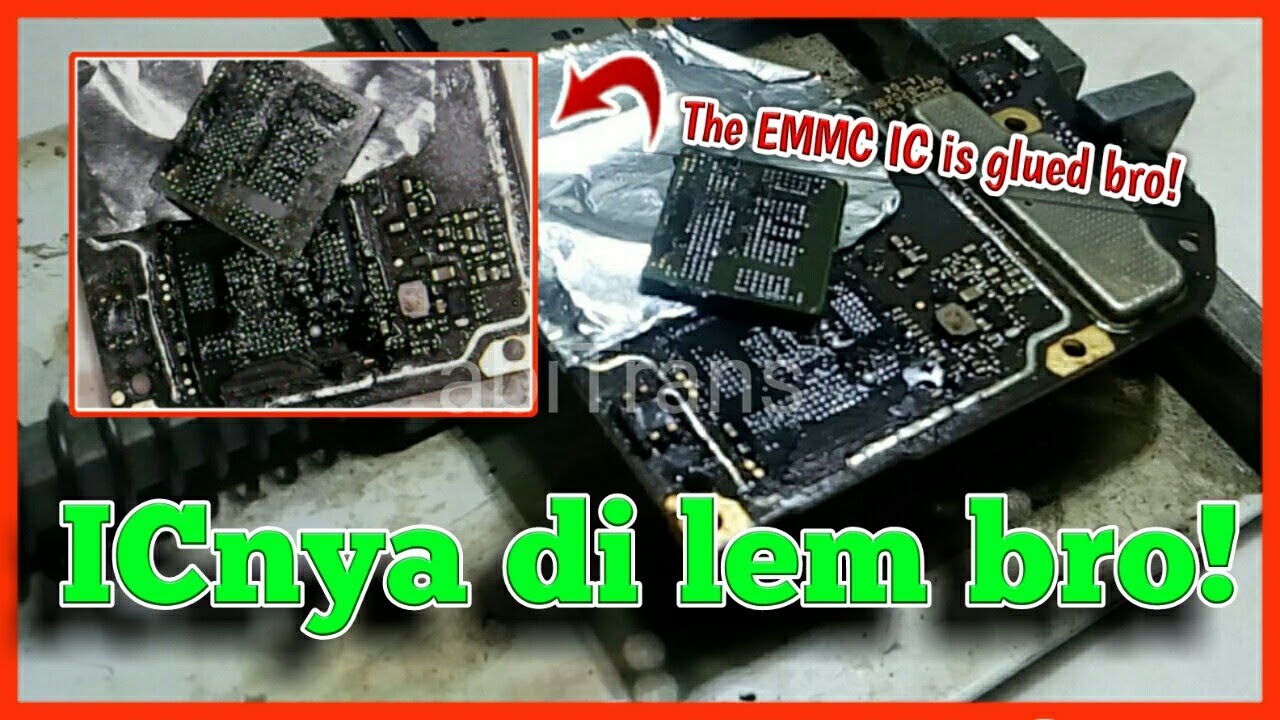 Congkel angkat IC EMMC yang dilem | Redmi 9⤴ - YouTube