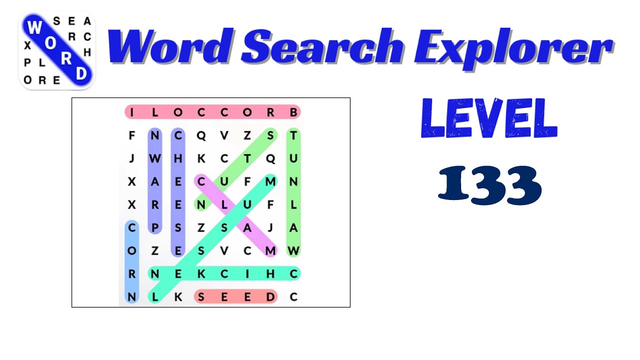 Word Search Explorer Level 133 Answer 🔍 | Step-by-Step Guide | Go ...
