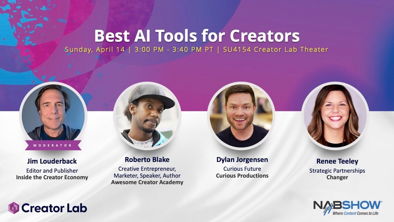 Best AI Tools for Creators - Creator Lab - YouTube